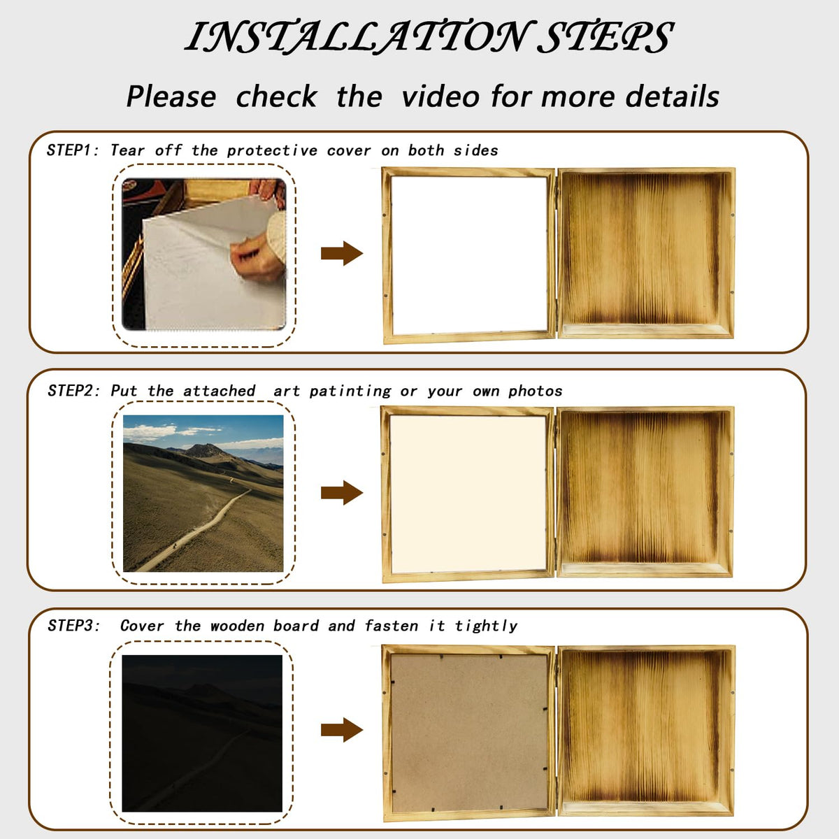 Hidden Gun Storage Picture Frame | Secret Stashing