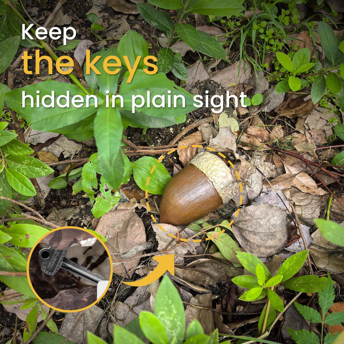 Diversion Safe Fake Hazelnut Key Hider Secret Compartments Decor