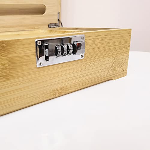Secret Compartment Smell Proof Box with Combination Lock