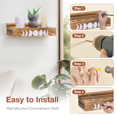 Hidden Storage Wall Shelf | Secret Stashing