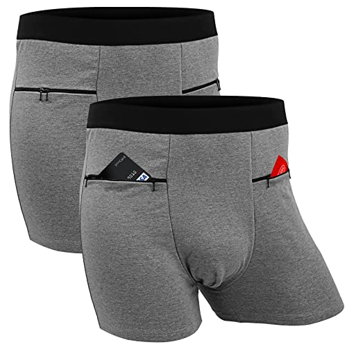 Men's Boxer Briefs with a Secret Hidden Pocket | Secret Stashing
