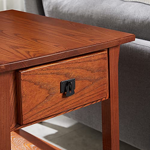Secret Compartment Side Table w Locking Drawer | Secret Stashing