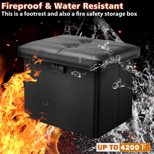 Lock Ottoman with Secret Storage | Secret Stashing