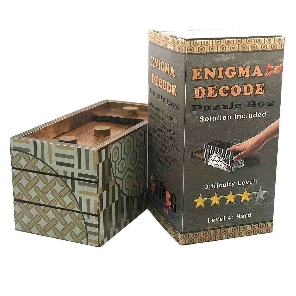 Enigma Decode Secret Puzzle Box | Secret Stashing