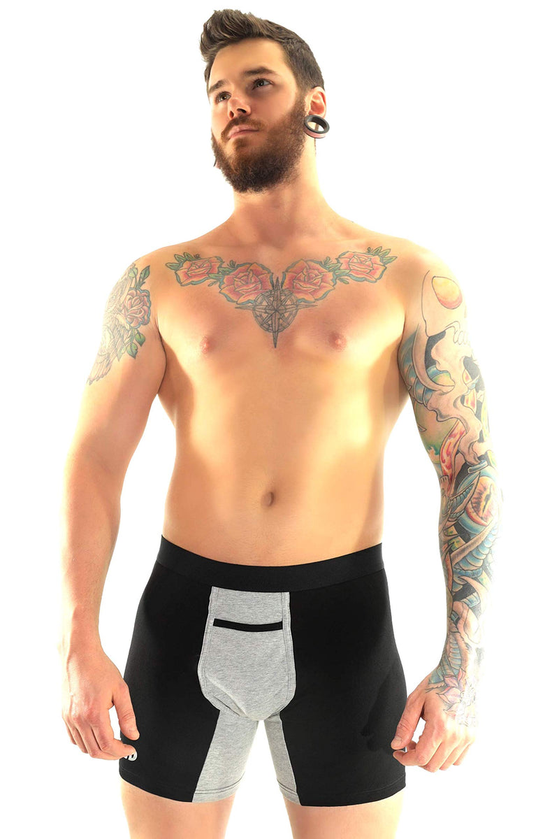 Mens Stash Boxers Hidden Pocket | Secret Stashing