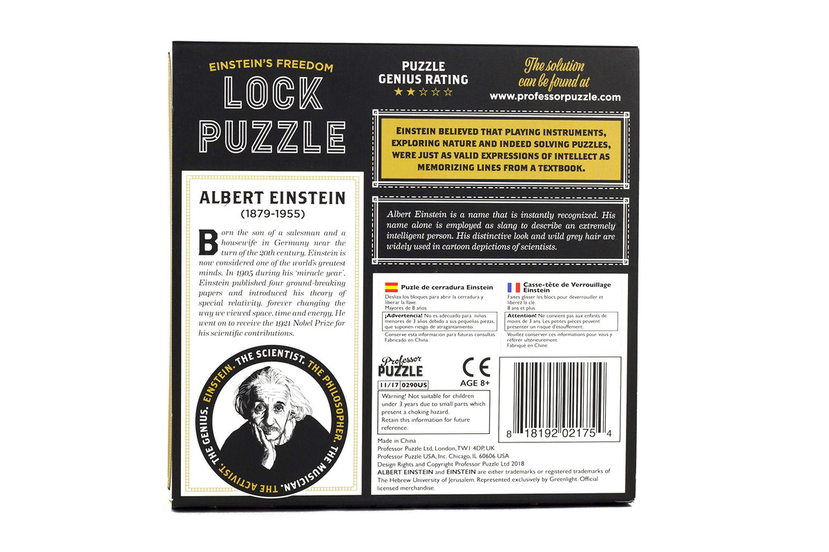 Einstein's Lock Puzzle Brain Teasers | Secret Stashing