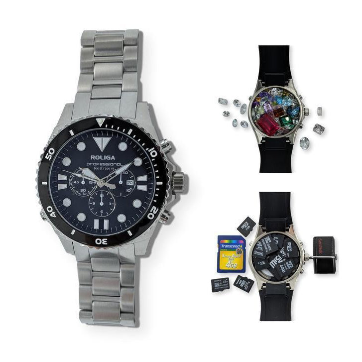 Hidden Covert Safe Stash Watch | Secret Stashing